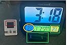 Amazon.com: Sharp Atomic Clock with Bright Color Display, Atomic ...