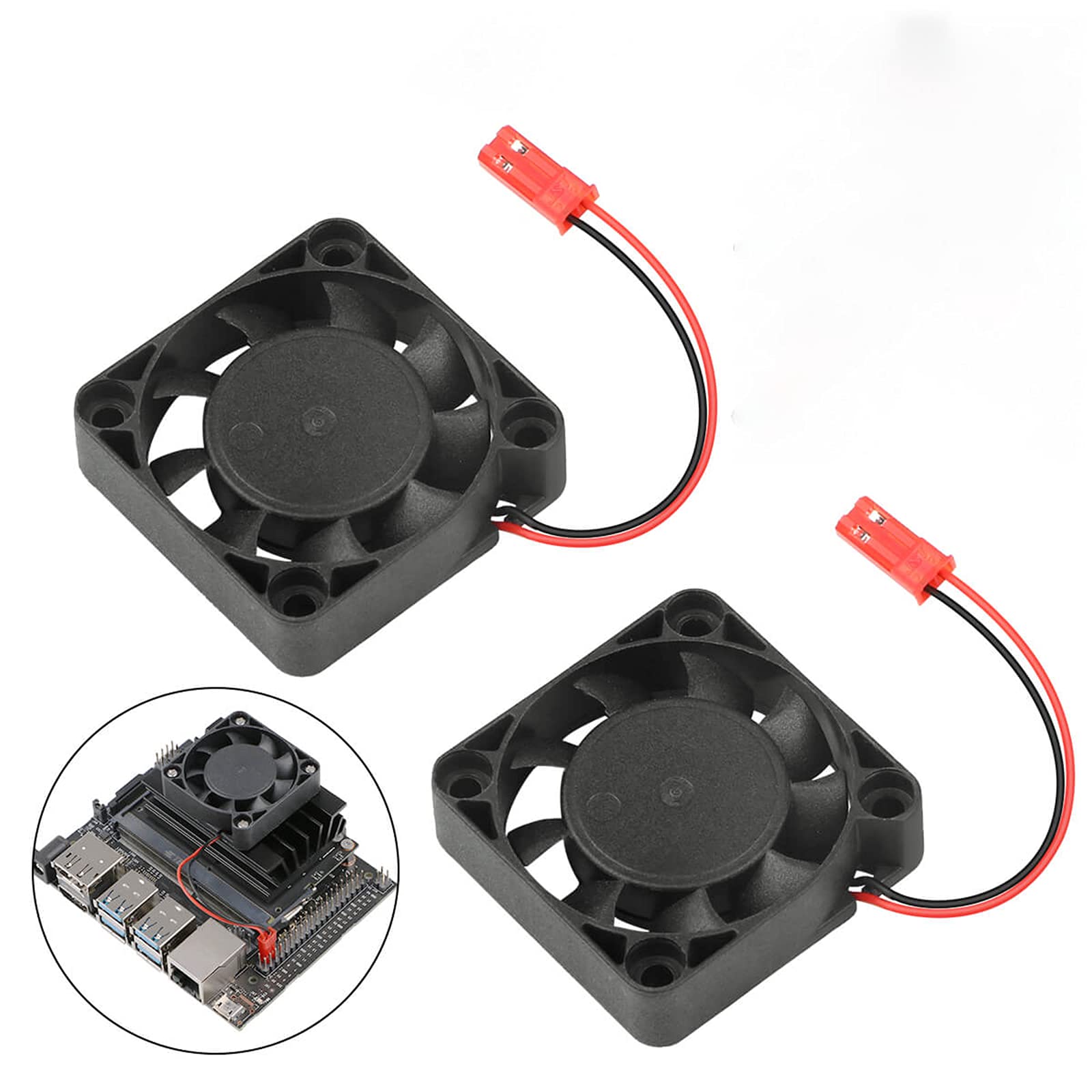 Buy MakerFocus 2pcs NVIDIA Jetson Nano Fan 5V, Cooling Fan for NVIDIA ...