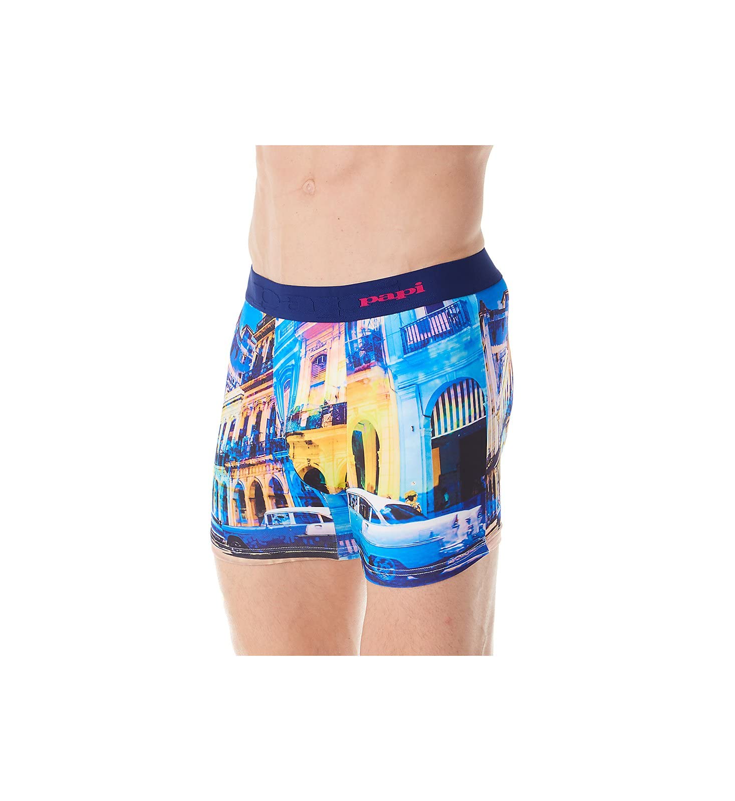 Snapklik.com : Papi Mens Microfiber Brief Low Rise Boxer Trunks