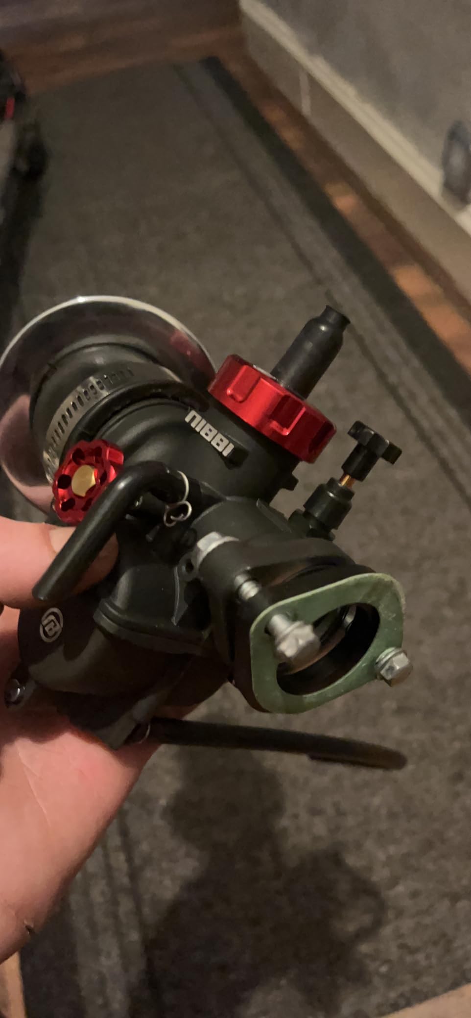 NIBBI Carburetor PE22mm, Fits 125cc-150cc Flange Motorcycle Engines ...