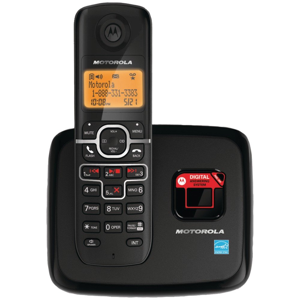 Amazon.com : Motorola DECT 6.0 Enhanced Cordless Phone with Digital ...