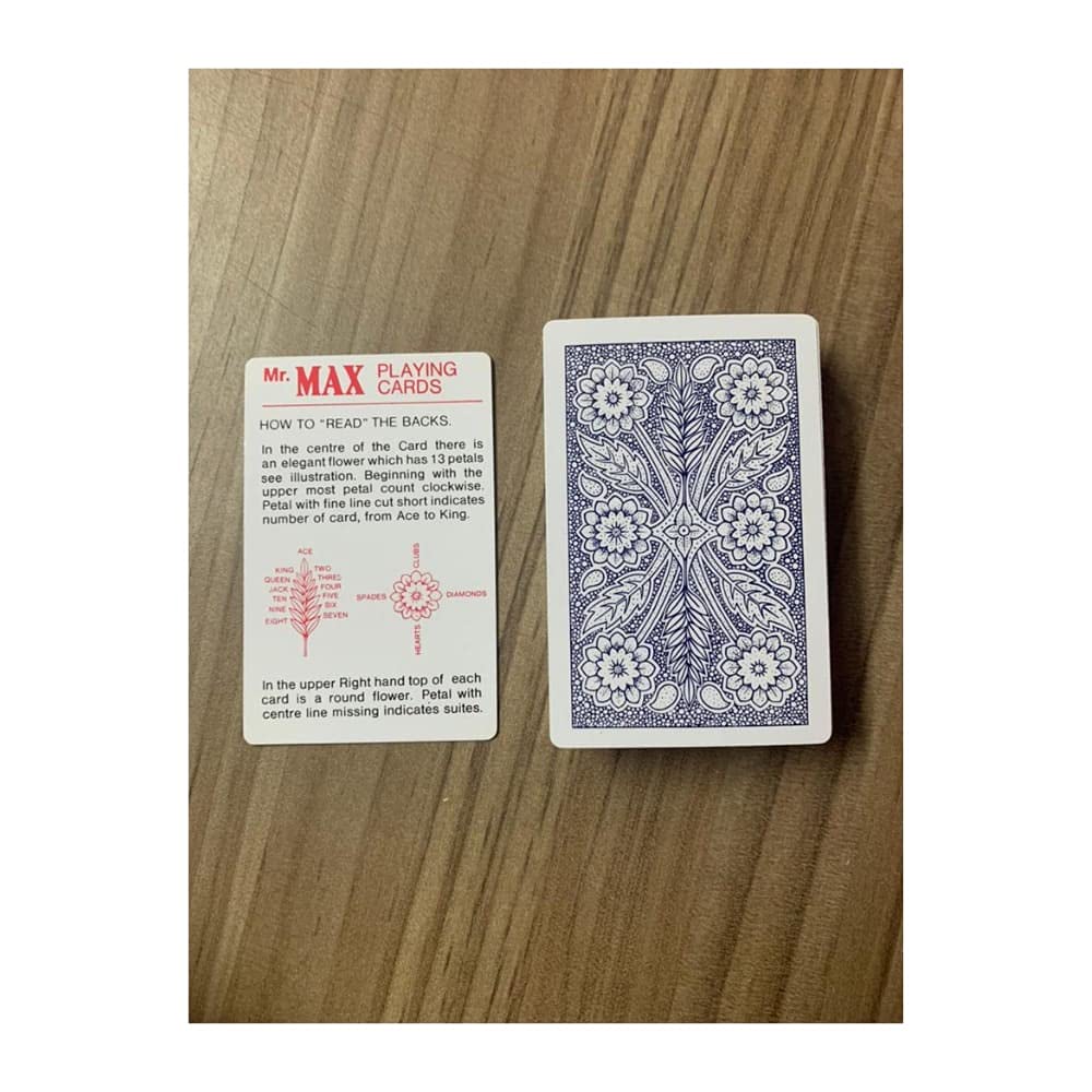 Buy ArkNiT Universe (Mr. Max Playing Card) (Black) bs4 Duplex Centered ...