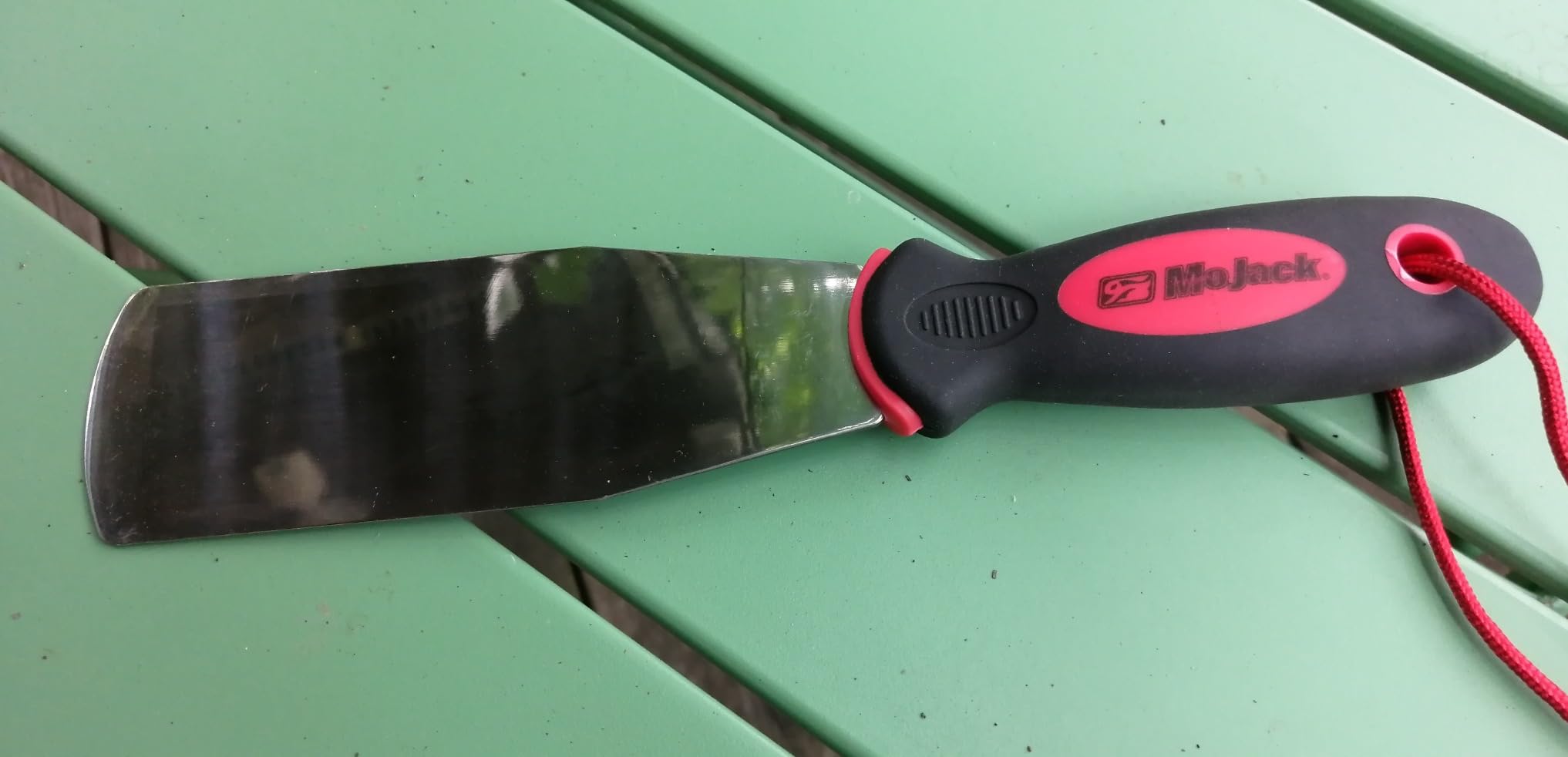 Mojack Heavy-Duty Stainless-Steel Lawn Mower Maintenance Deck Scraper ...