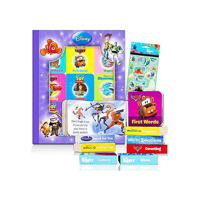 Buy Disney Pixar Board Books Set For Toddlers and Babies - Bundle with ...