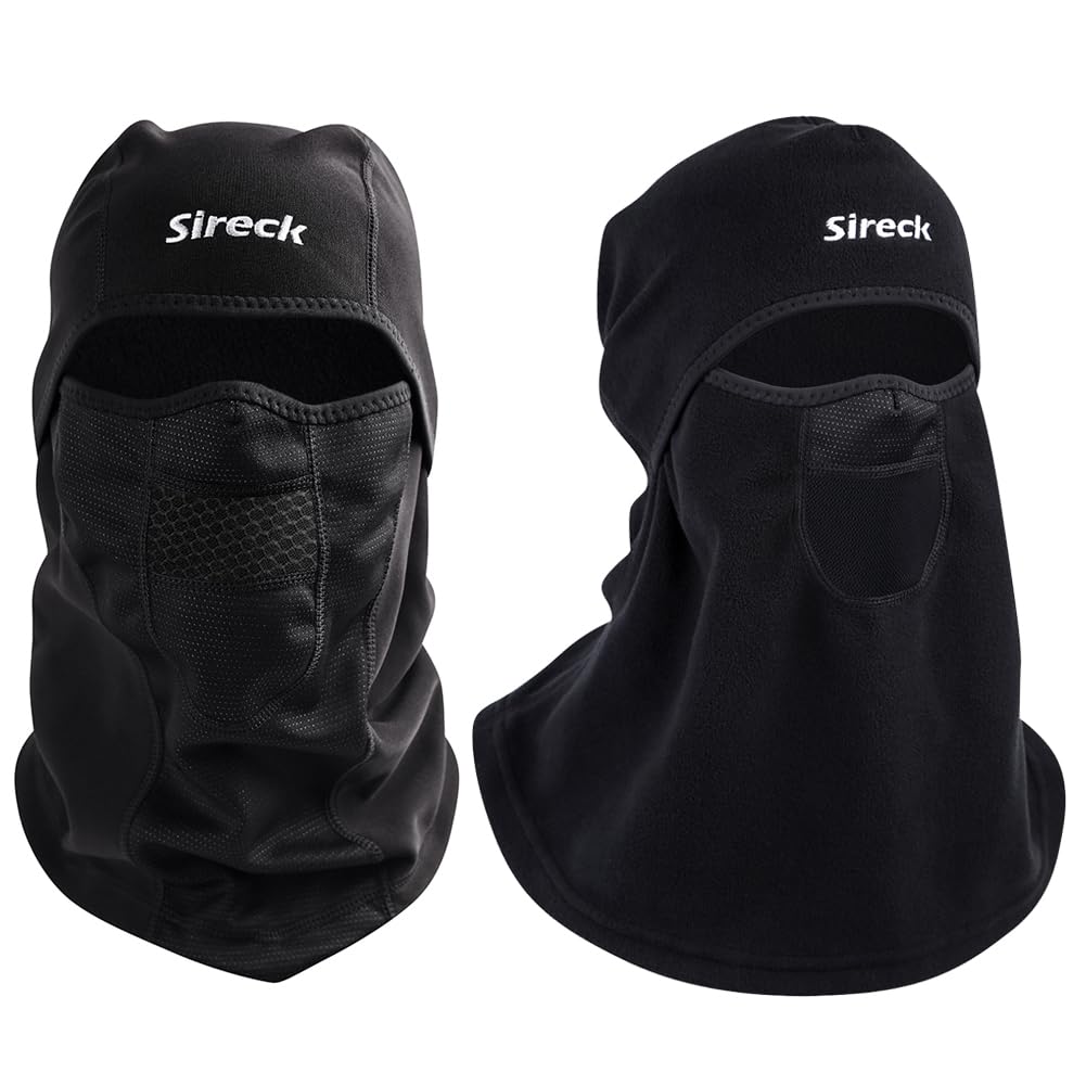 Amazon.com: Sireck Cold Weather Balaclava Ski Mask Fleece Face Thermal ...