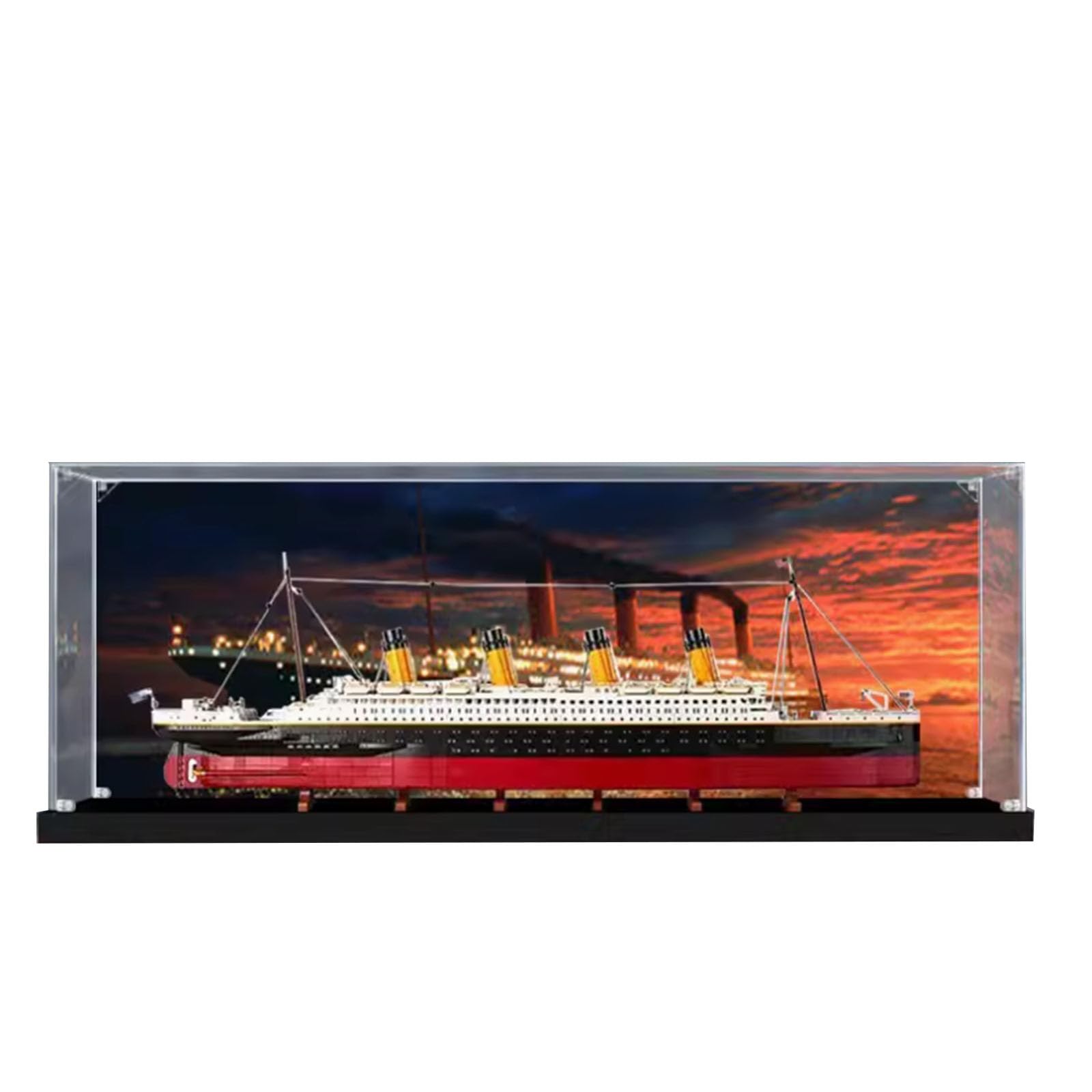 Amazon.com: SONNIES Acrylic Display Case for Lego 10294 Titanic ...