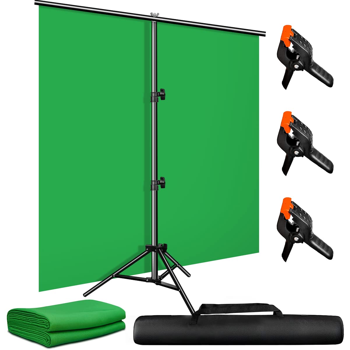 Buy Heysliy Green Screen Kit 6 5 X 5ft Portable 5 X 6 5 Ft Green Buy Heysliy Green Screen Kit 6 5 X 5ft Portable 5 X 6 5 Ft Green