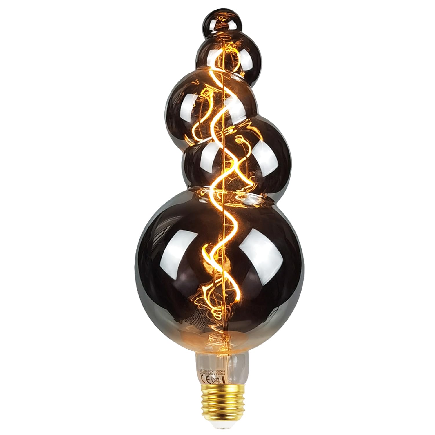 TIANFAN Vintage Edison Led Bulb Big Bubble G40 4W Dimmable 2000Kelvin ...