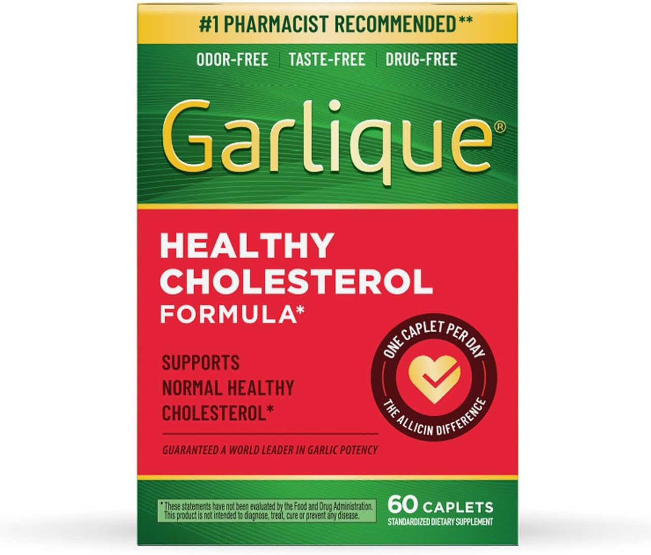 Amazon.com: Garlique Garlic Extract Supplement, Healthy Blood Sugar ...