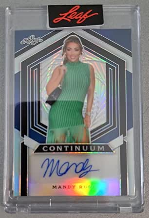 Amazon.com: MANDY ROSE AUTO 2023 Leaf Continuum 24/110 WWE #95 ...