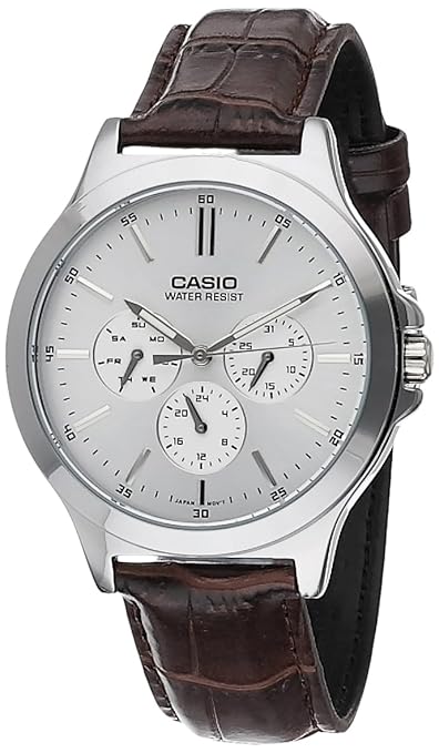 Casio Enticer Analog White Dial Men's Watch (MTP-V300L-7AUDF, A1177 ...