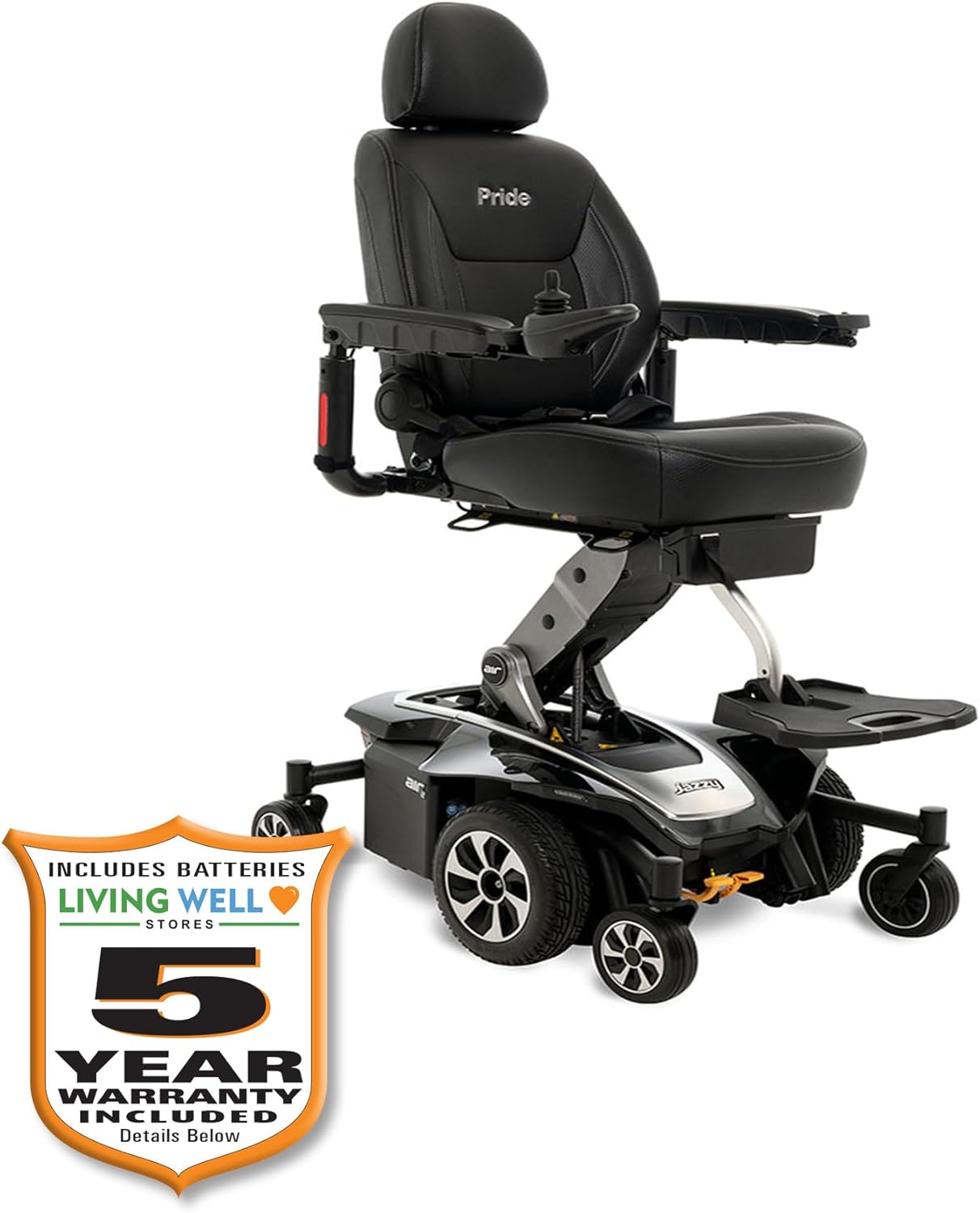 Amazon.com: LIVING WELL STORES Pride Jazzy Air 2 Power Chair, Mid-Wheel 6 with Active-Trac ...