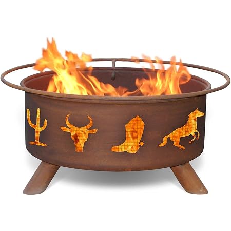Amazon.com : Patina Products F229, 30 Inch Purdue Fire Pit : Purdue ...