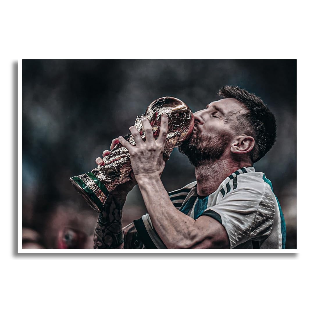 Lionel Messi | Football Posters for Wall | A3 and A4 sizes | 400 GSM ...
