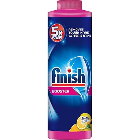 Amazon.com: Finish Hard Water Booster Powder, Lemon Sparkle, 14oz ...