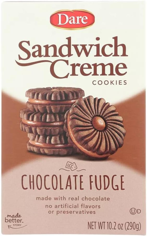 Amazon.com: Dare Ultimate Fudge Chocolate Creme Cookies, 290g/10.2oz ...