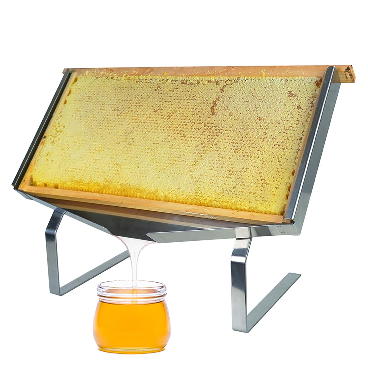 Amazon.com: BEEXTM Honeycomb Frame Display Stand Comb Honey Display ...