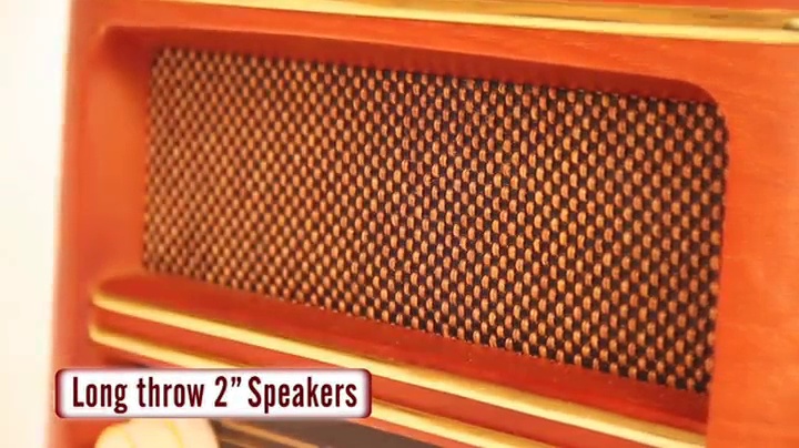 Watch Wolverine RSR100 Retro Table Top Bluetooth Speaker and AM/FM ...