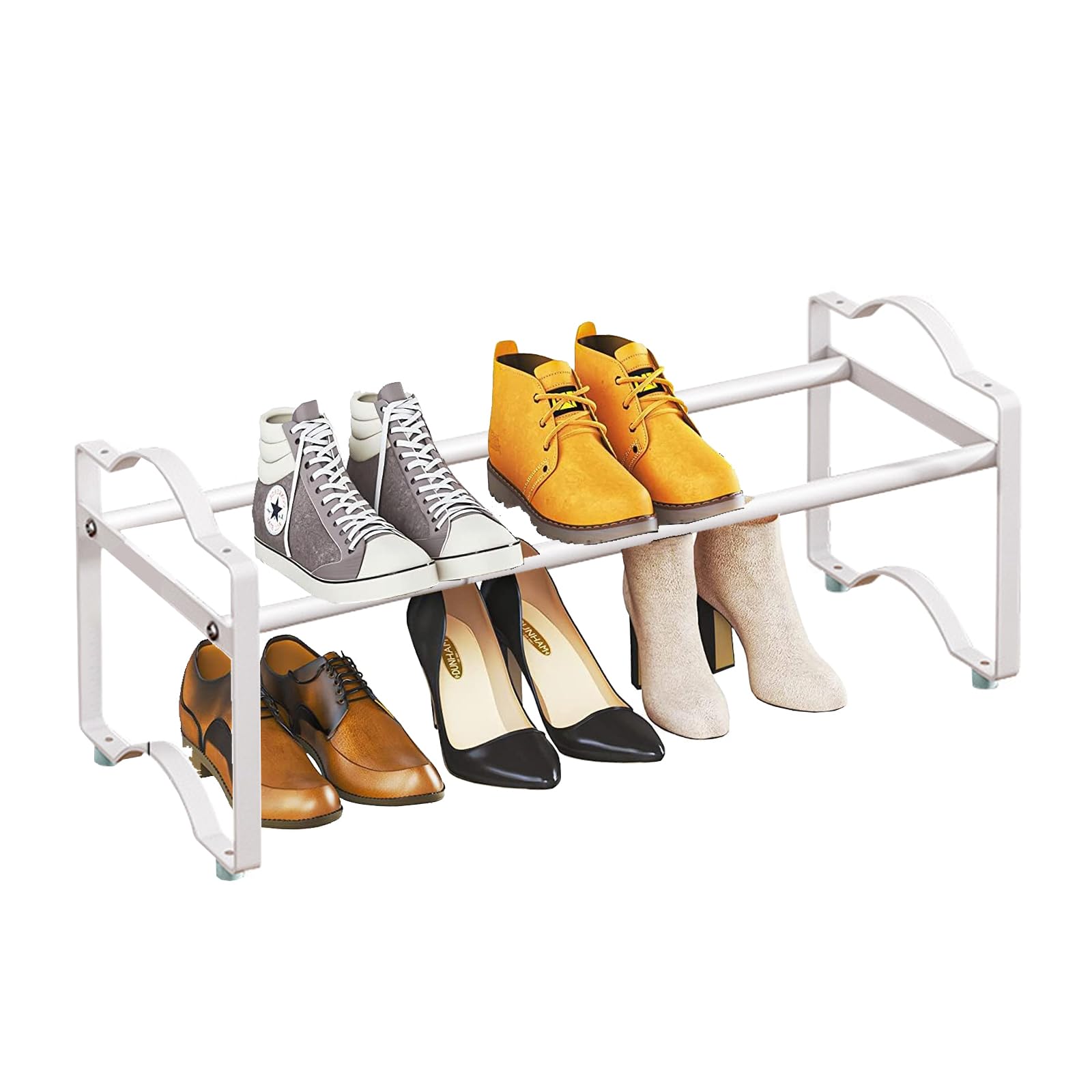 Catekro Retractable Shoe Rack Stackable Shoe Rack Slipper Storage Rack ...