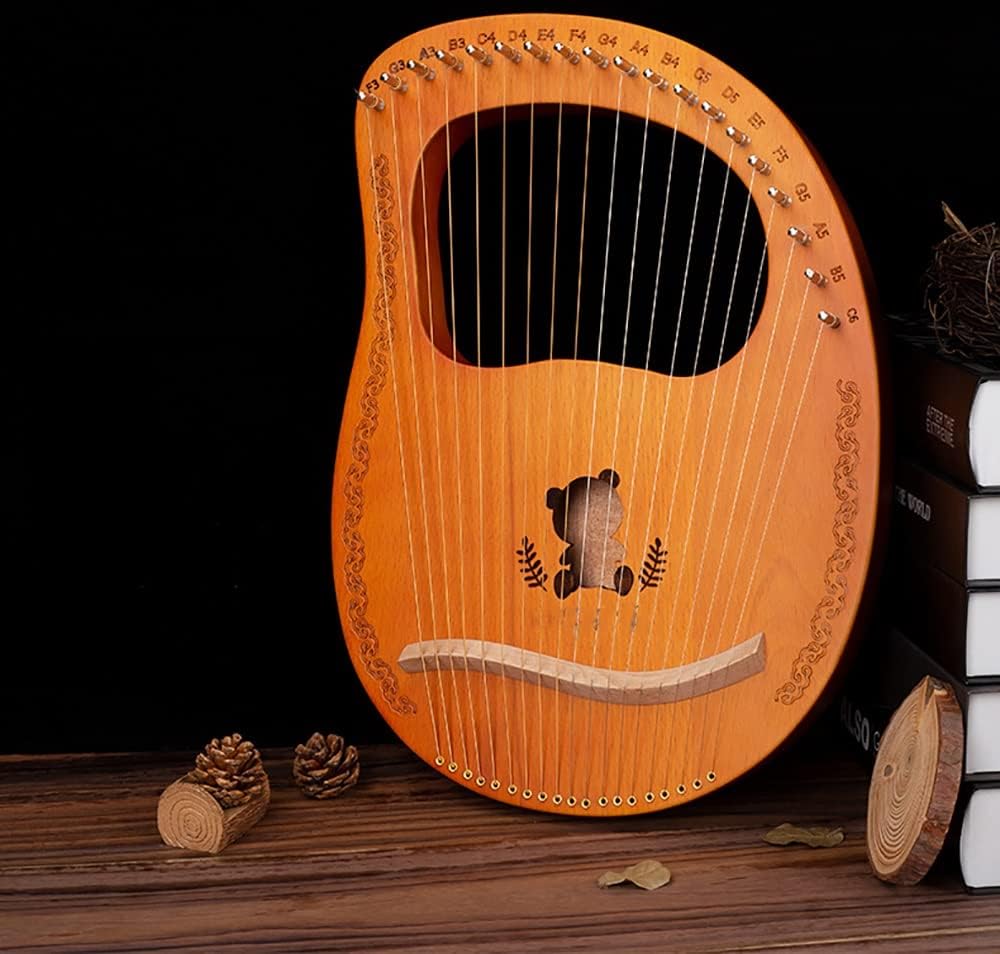 19 String Solid Wood Mahogany Lyre Harp, Tuning Philippines | Ubuy