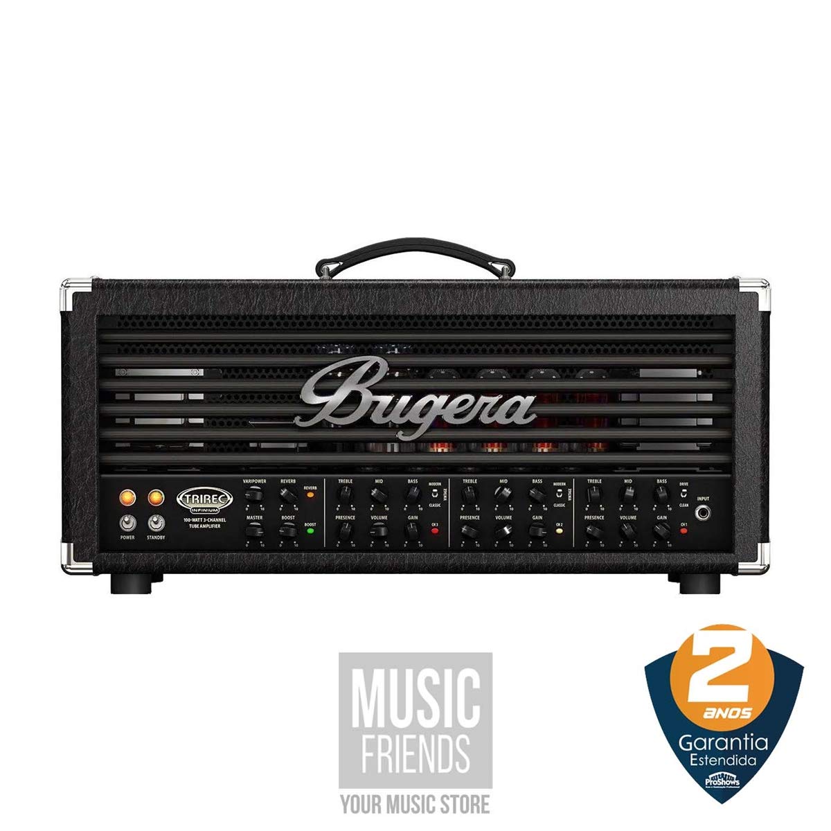 Bugera Logo Bugera Amps (white) Retro Trucker Hat Hatsline