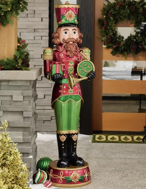 Large Outdoor Metal Nutcracker CDL 120cm 48" 4Ft Tall Life Size
