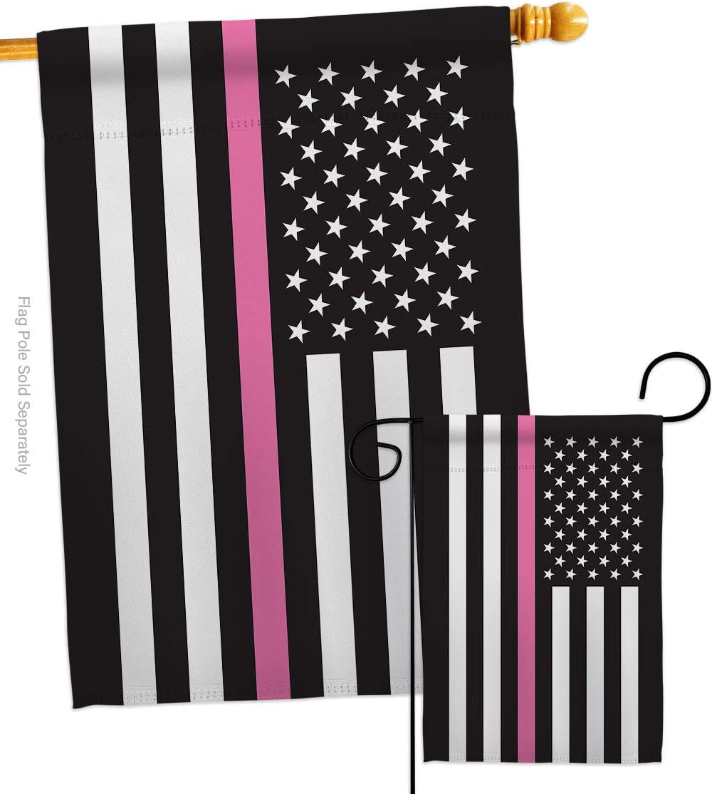 Amazon.com : Americana Home & Garden US Thin Line Garden House Flag Set ...