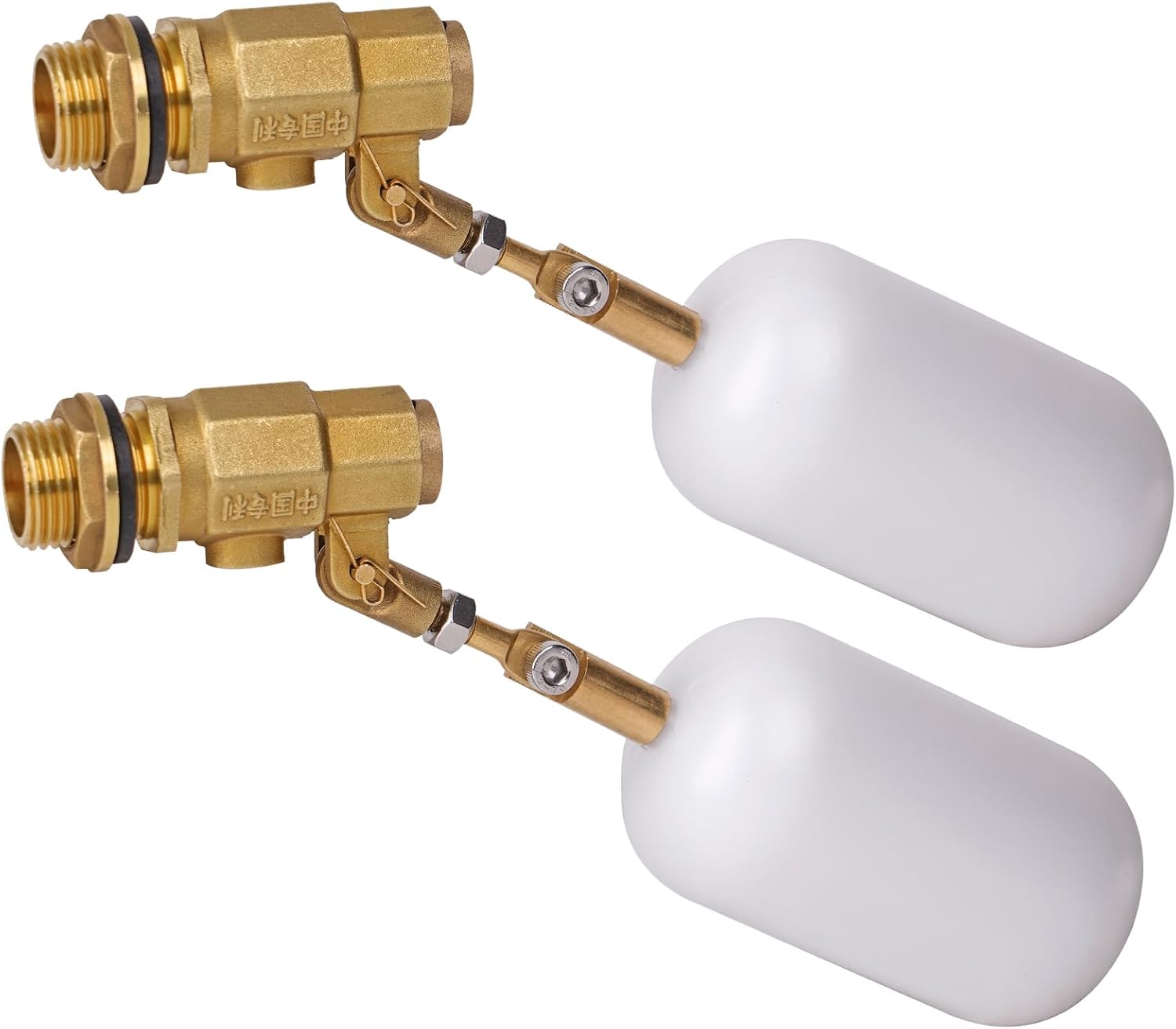 MUDUOBAN Float Valve 1/2 inch,Brass Valve with Plastic Water Float Ball ...