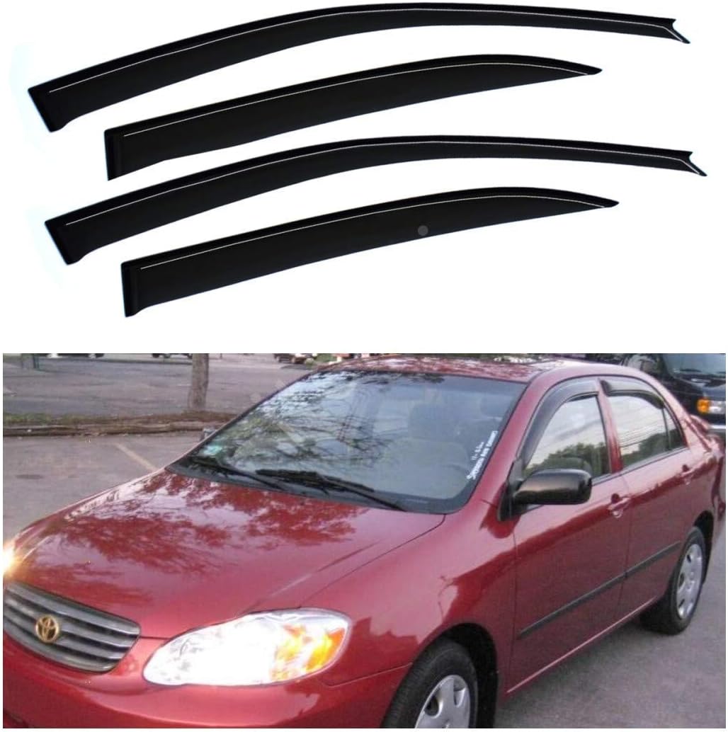 Amazon.com: Lightronic WV94620 Outside-Mount Side Window Visor ...