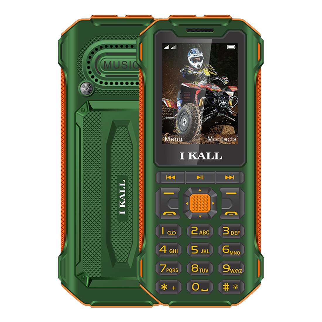 I Kall K99 Pro Rugged Multimedia Keypad Phone | 2.4 inch Display, 4 SIM ...