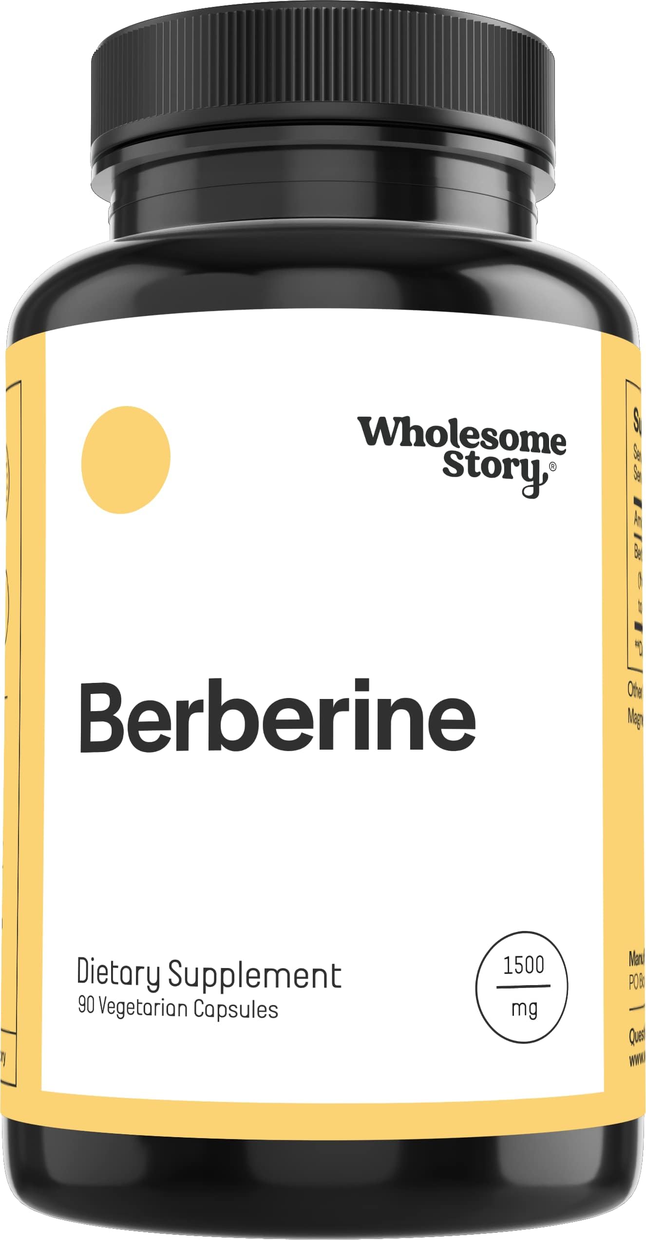 Amazon.com: Berberine Supplement 1500mg | Berberine 500mg Per Capsule | 97% Standardized Purity ...