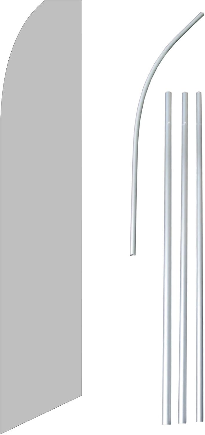 Amazon.com : NEOPlex Solid Gray - Floppy Flappy Flutter Flag Set ...