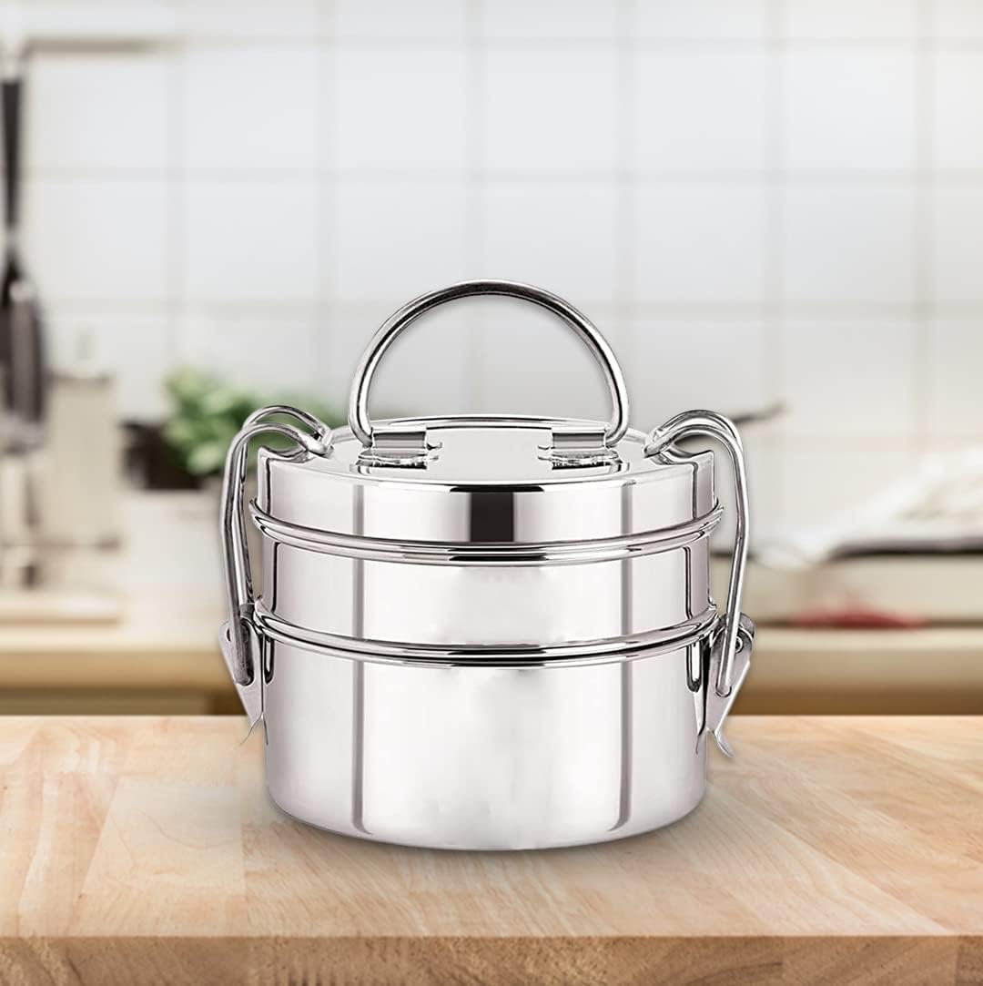 Buy Kuber Industries Clipper Stainless Steel Tiffin Box | Lunch Box ...