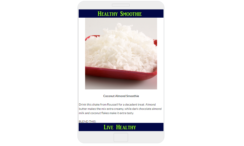 Healthy Smoothie Recipes - App on Amazon Appstore