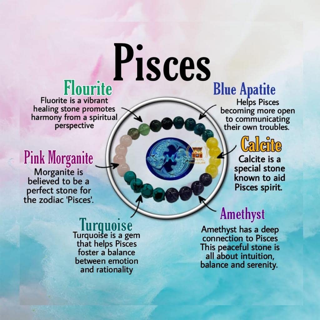 Pisces Star Sign Stone
