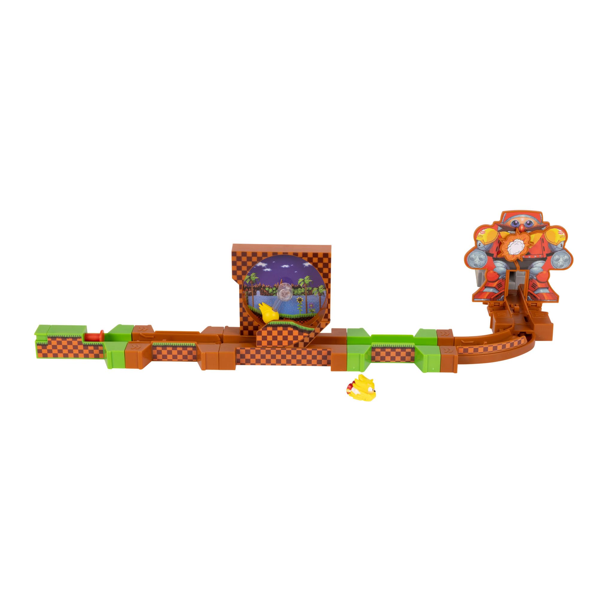 SONIC THE HEDGEHOG Go Go Racers Deluxe Playset with Diecast Super Sonic ...