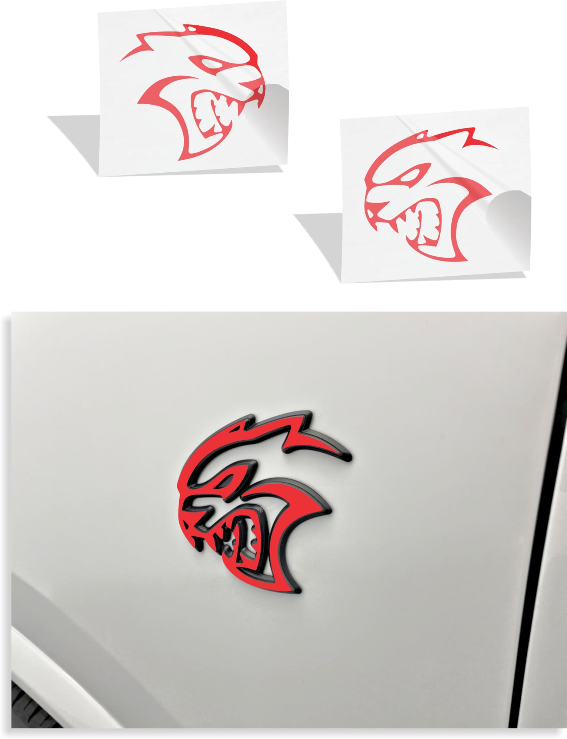 Amazon.com: Reflective Concepts 2021, 2023 Durango SRT Hellcat Fender ...