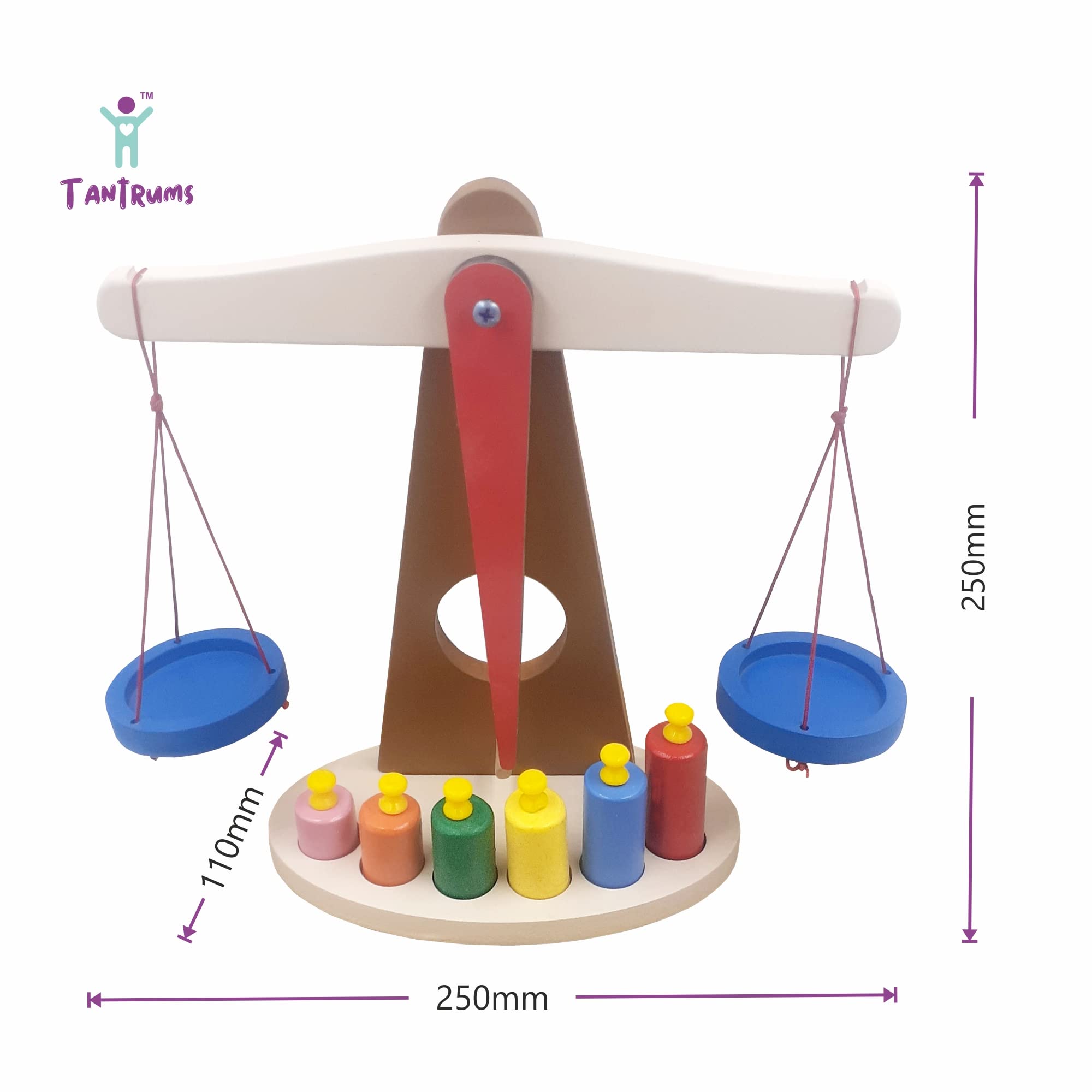 Balancing Scale For Kids Machines Kit For Kids Vektor Stok Set