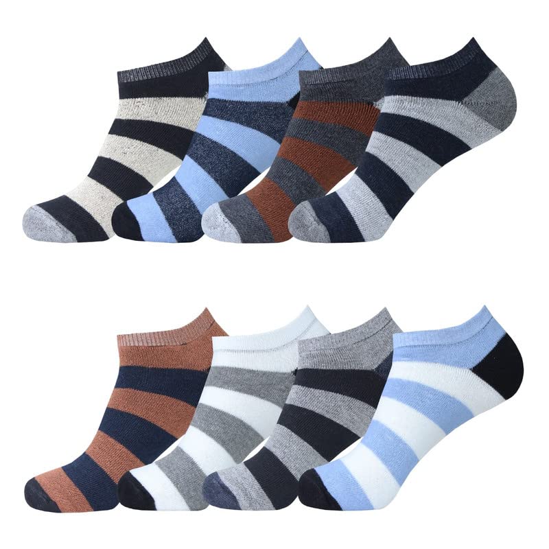 Buy Our Brand Pack of 4 Pure Cotton Socks for Men and Women Comfortable ...