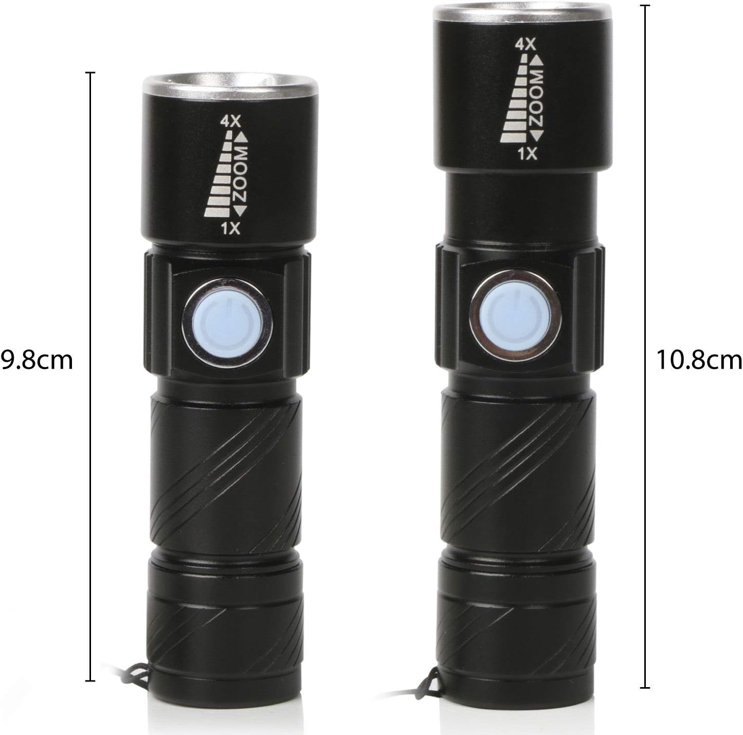 TRIXES USB LED Torch – Rechargeable – Ultra Bright – LED Torch with ...