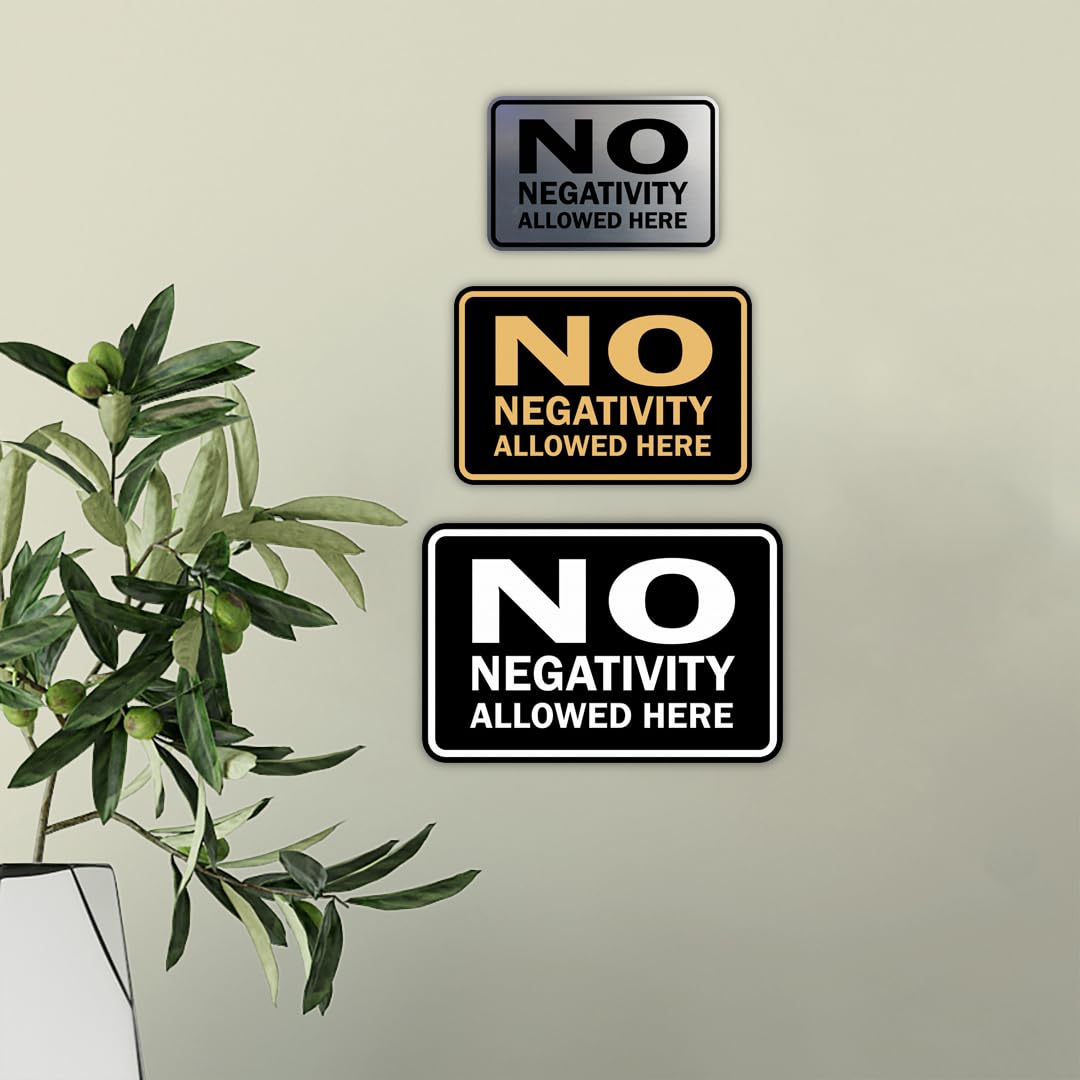 Negative Sign Blue