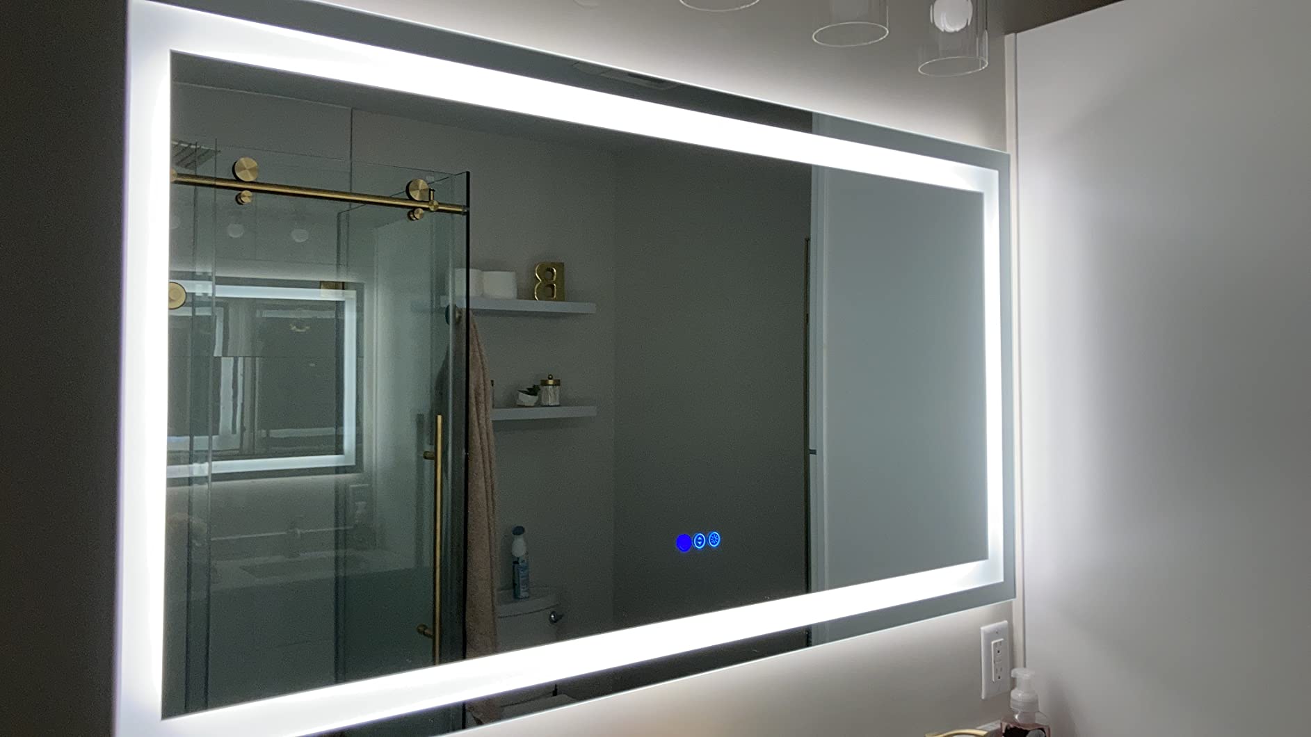 $55/mo - Finance ISKM 96''x36'' Large Led Mirror for Bathroom Backlit ...