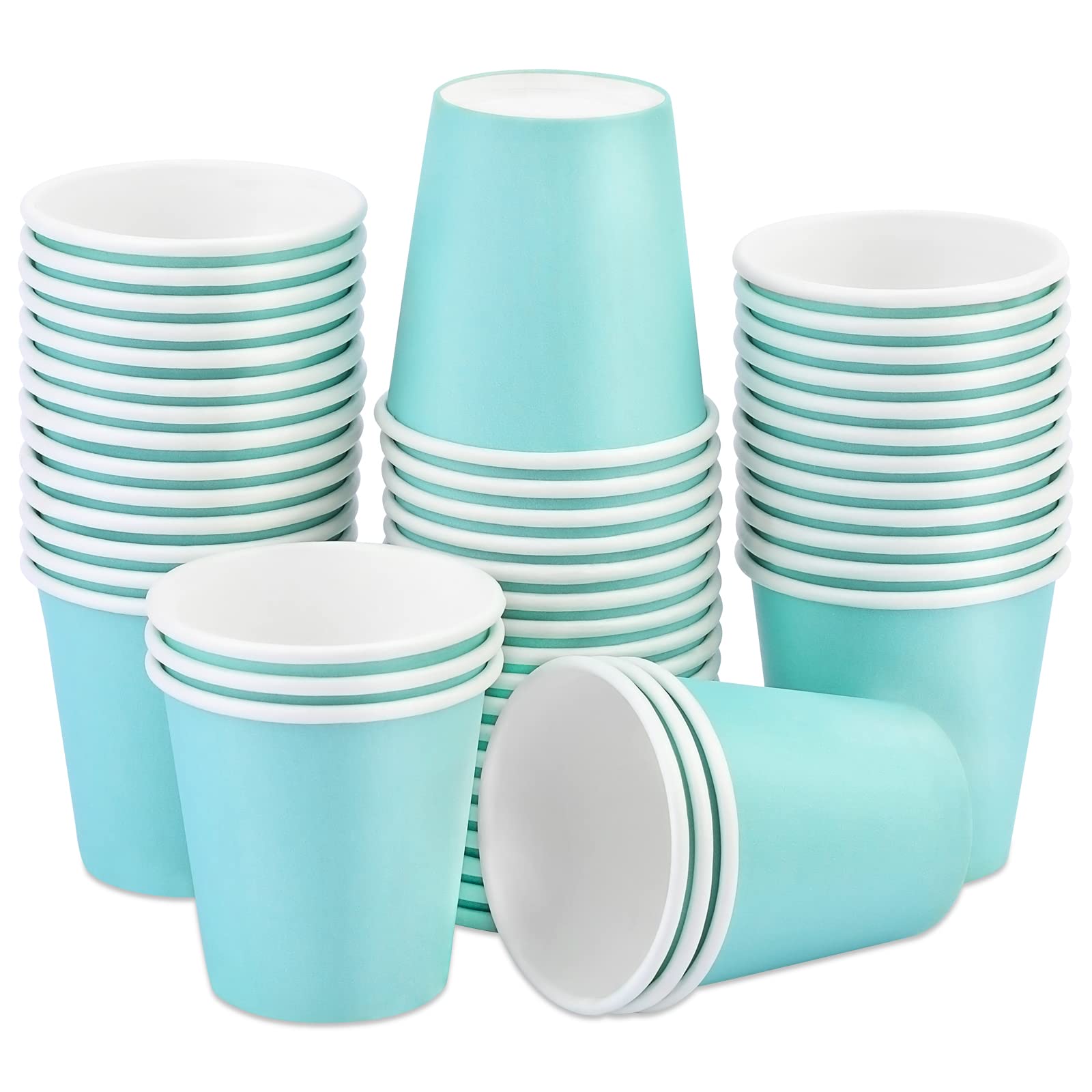 Amazon.com: Wuadua 50 Pack 3 oz Paper Cups, Disposable Cups, Espresso ...