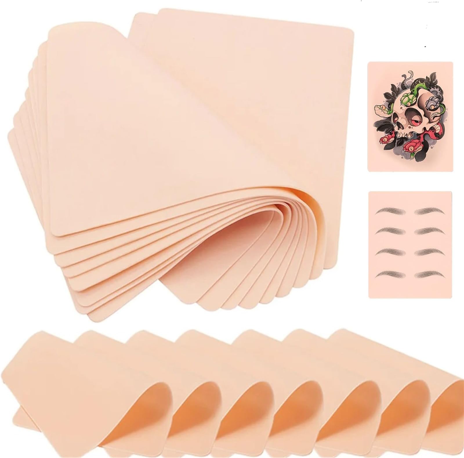 Amazon.com: ELEMENT TATTOO SUPPLY - Tattoo Practice Skin 11.75 x 7.8 Inches - 3mm Thick ...