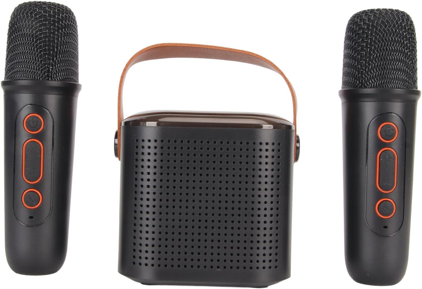 Mini Karaoke Machine with 2 Wireless Microphone, Portable Karaoke ...