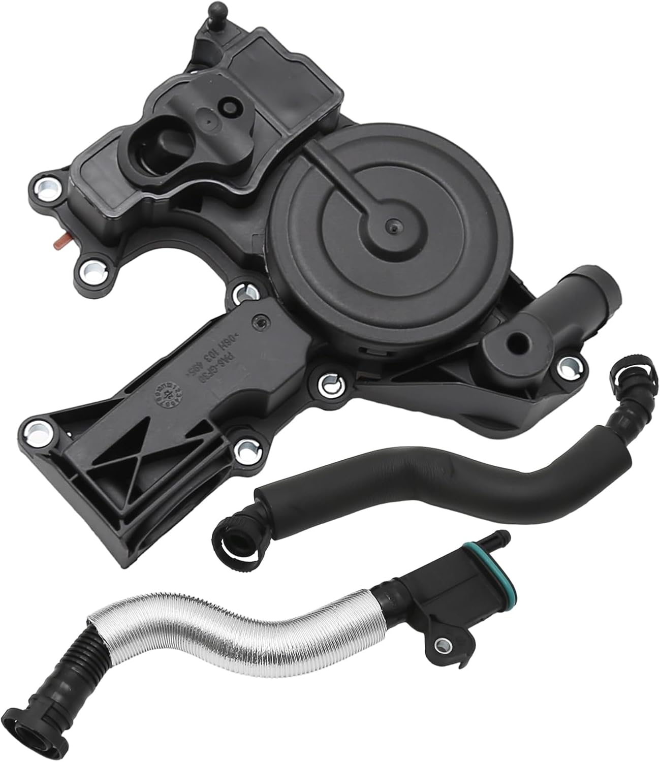 ZUDKSUY PCV Valve Crankcase Ventilation Valve Oil-Water Separator Kit Ventilation Hose *2 ...