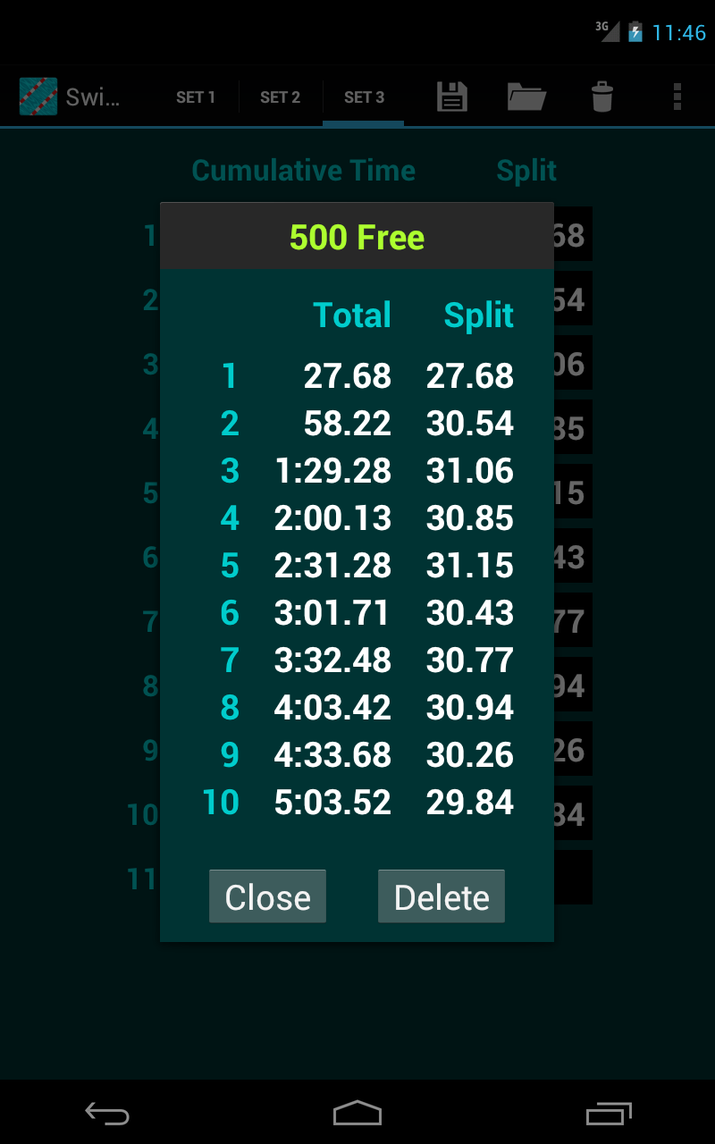 Swim Splitter Split Calculator - App on Amazon Appstore