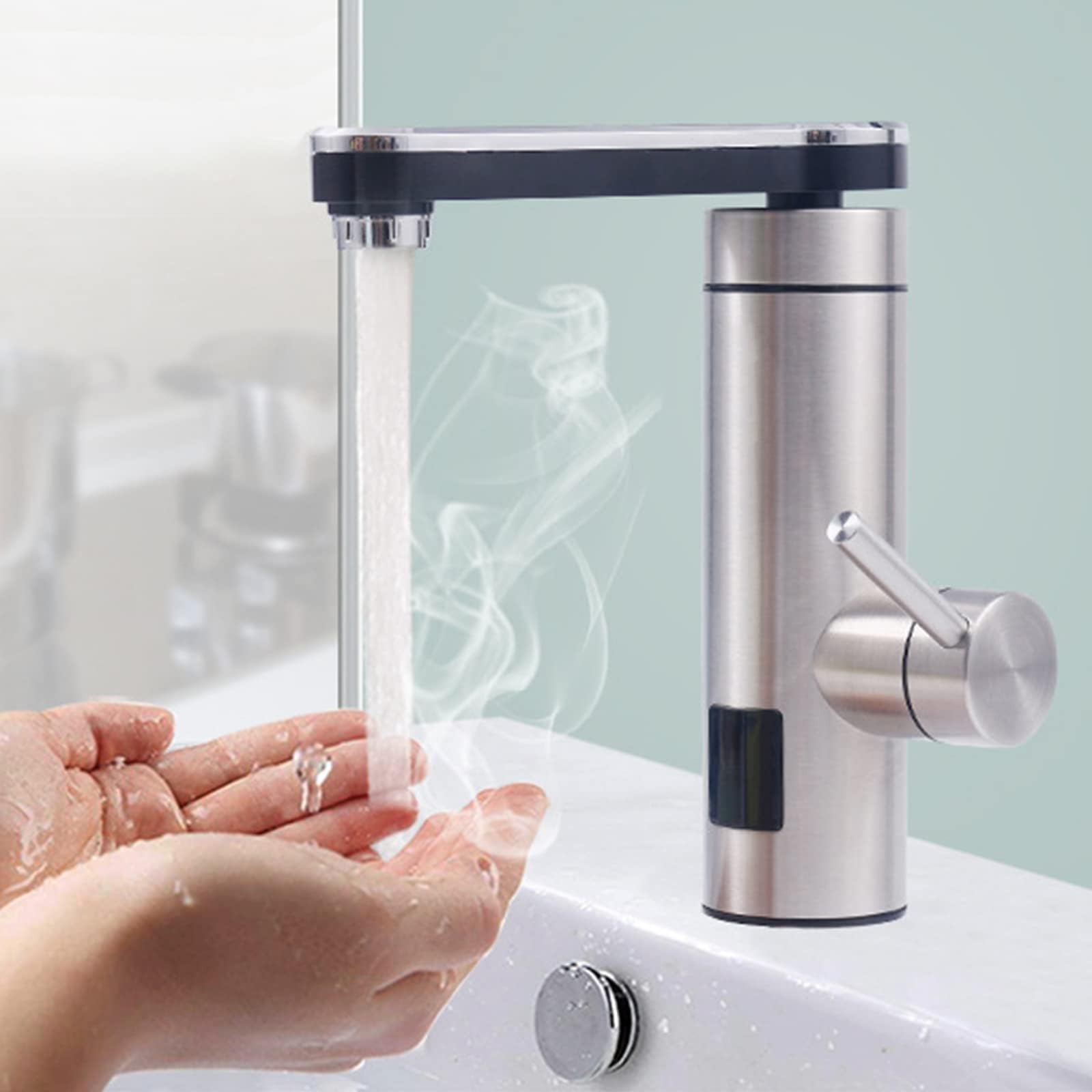 Electric Water Taps,TopSer Pro 220V Tankless Electric Heater Kitchen ...