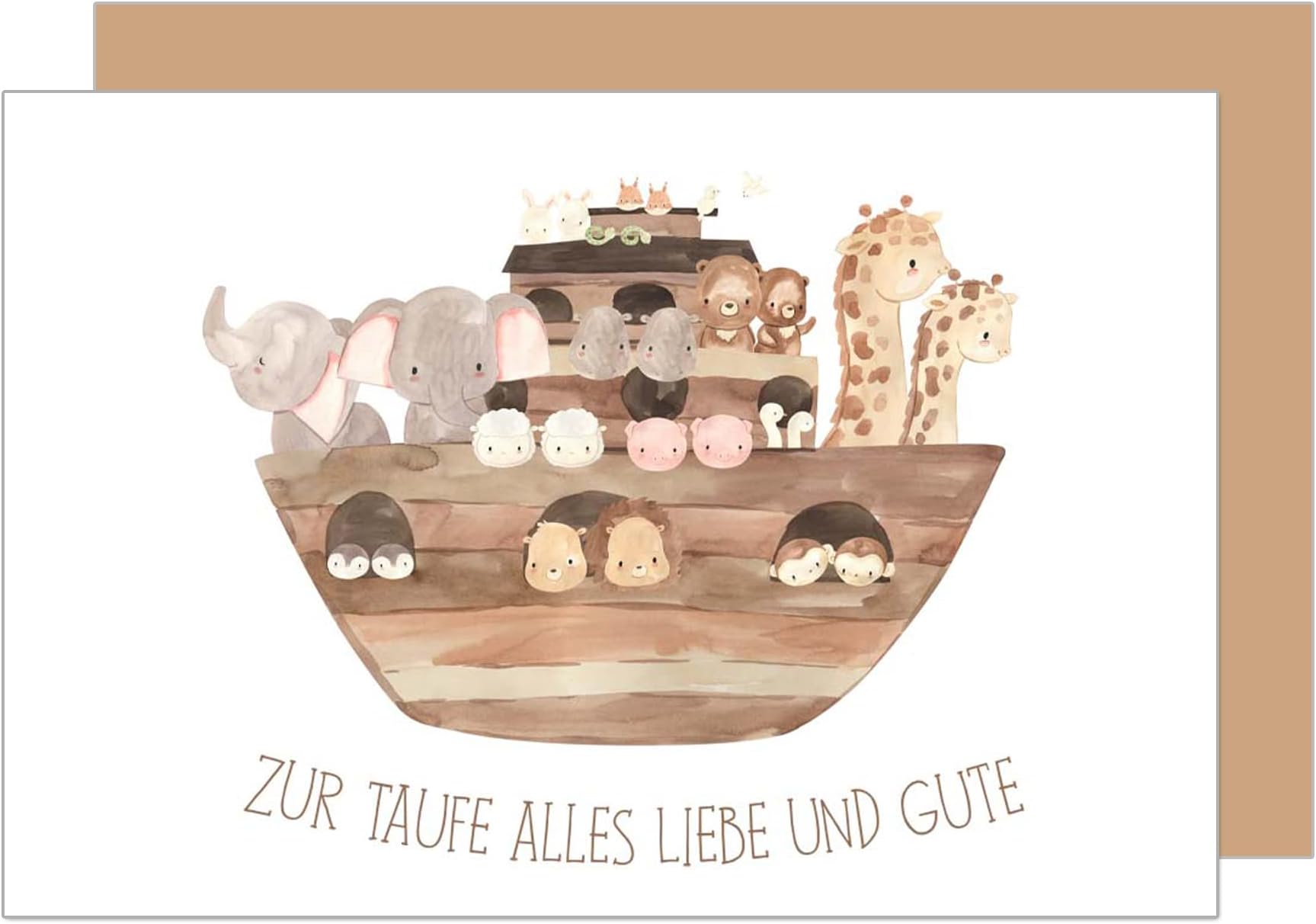 Edition Seidel Premium Glückwunschkarte zur Taufe mit Umschlag ...