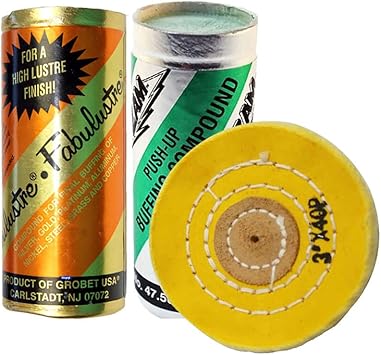 Amazon.com: 2 Bars Fabulustre & Zam Buffing Polishing Rouge 1/4lb & 3 ...